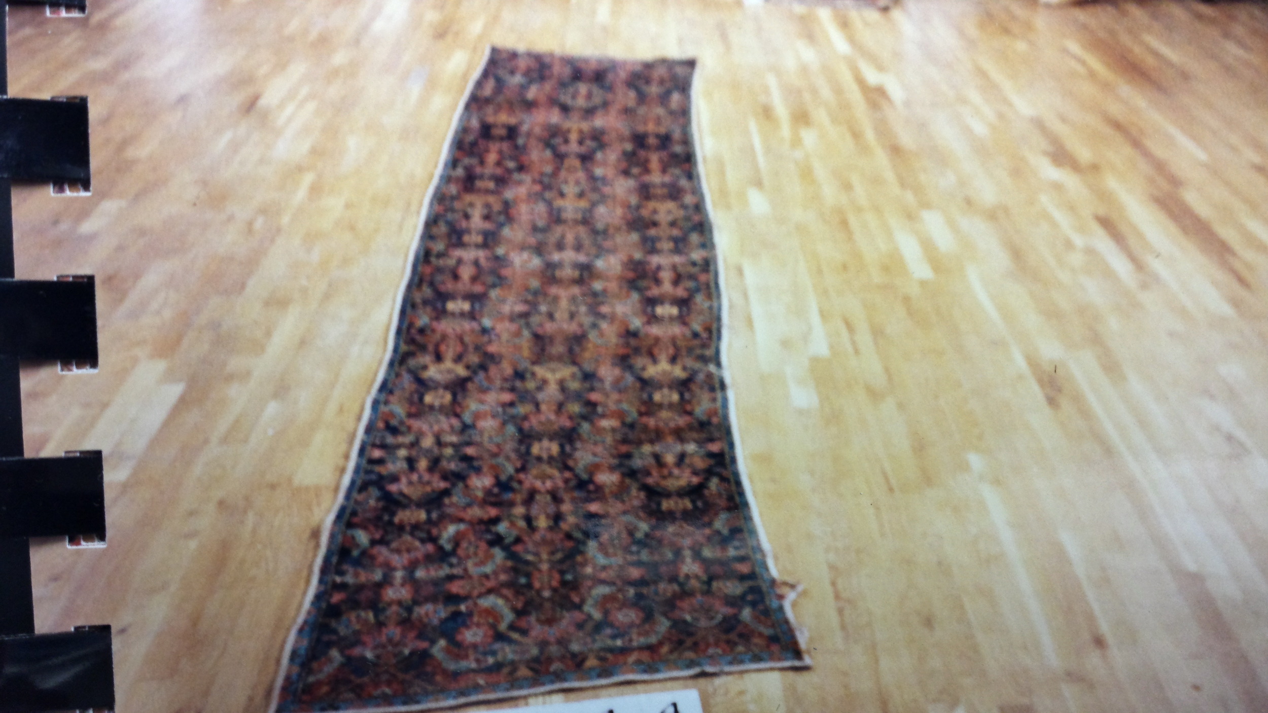Antique Bijar Persian Knotted Rug from the 1900s